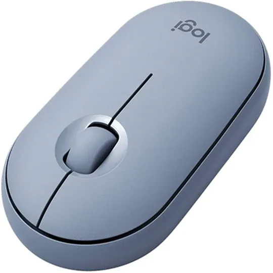 Logitech Pebble M350 Wireless/Bluetooth Mouse - Blue/Grey - Kuwait POS